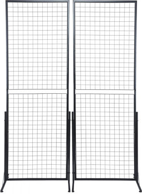 Ebern Designs 2' x 5.6' Grid Wall Panels Tower, 2 Packs Wire Gridwall ...