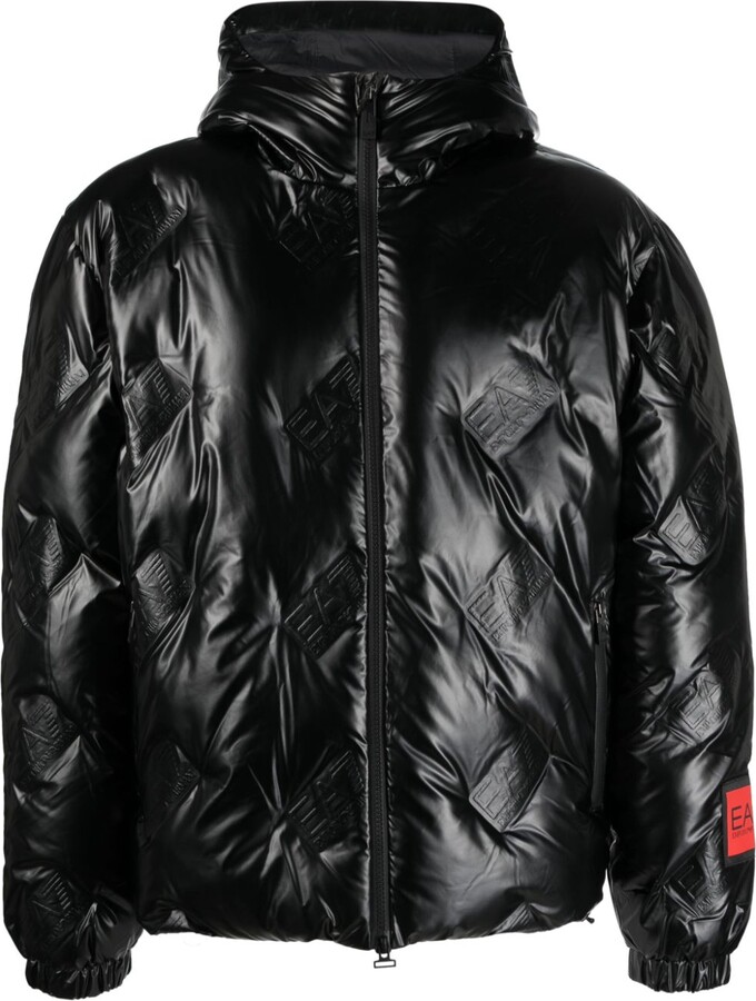 EA7 Quilted down jacket - ShopStyle