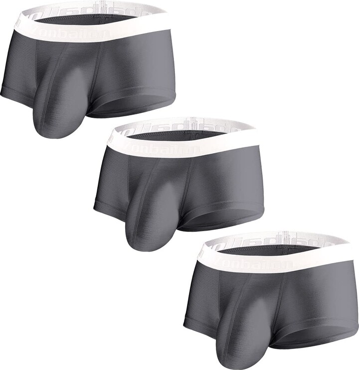 ZUOLAIYIN Bulge Enhancing Underwear Big Bulge Pouch Underwear Men Bulge ...