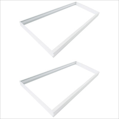 MW LIGHTING 2-Pack 2x4 Surface Mount Kit for LED Flat Panel Light ...