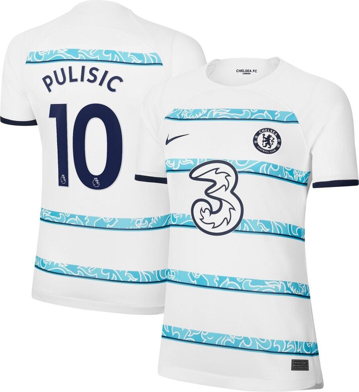 Nike Women's Christian Pulisic White Chelsea 2022/23 Away Breathe ...