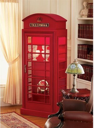 Design Toscano British Telephone Booth Display Cabinet - ShopStyle