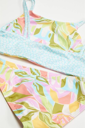 Billabong Kids Tropic Crush Rev High Neck Set (Little Kids/Big Kids ...