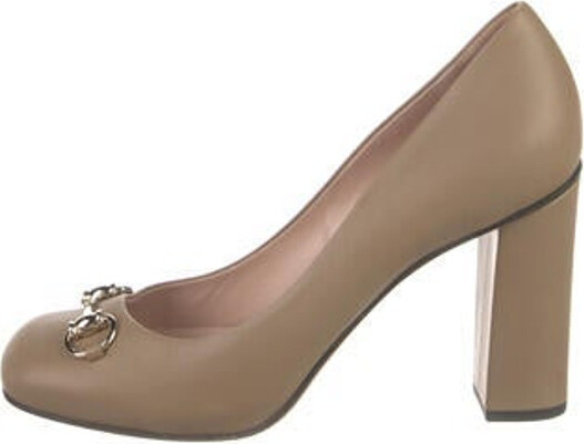 Gucci Leather Pumps - ShopStyle
