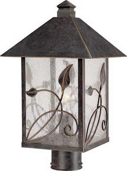 Franklin Iron Works French Garden Rustic Farmhouse Outdoor Post Light ...