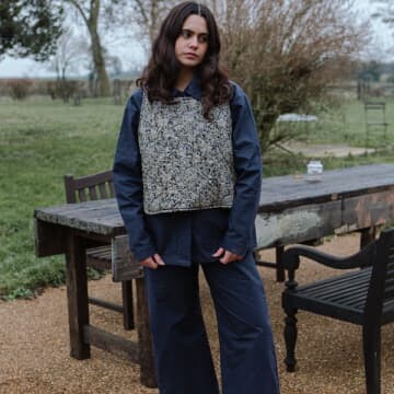 Kate Sheridan Quilted Paisley Bonnie Vest - ShopStyle Jackets