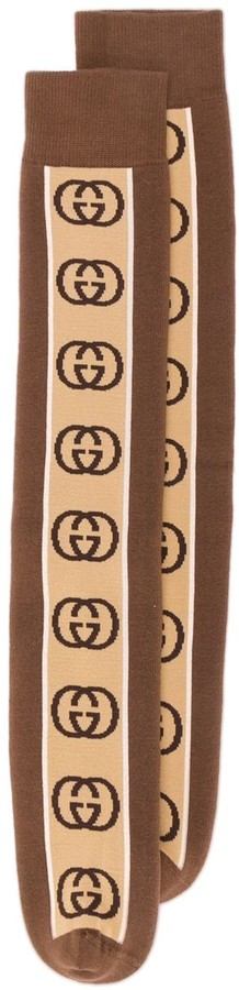 Gucci GG logo socks - ShopStyle
