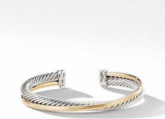 David Yurman Crossover Two Row Cuff Bracelet in Sterling Silver with ...