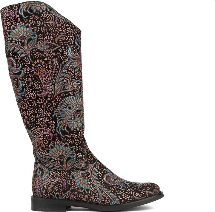 Embassy London USA - Belinda - Purple Multi - Women's Tall Boots ...