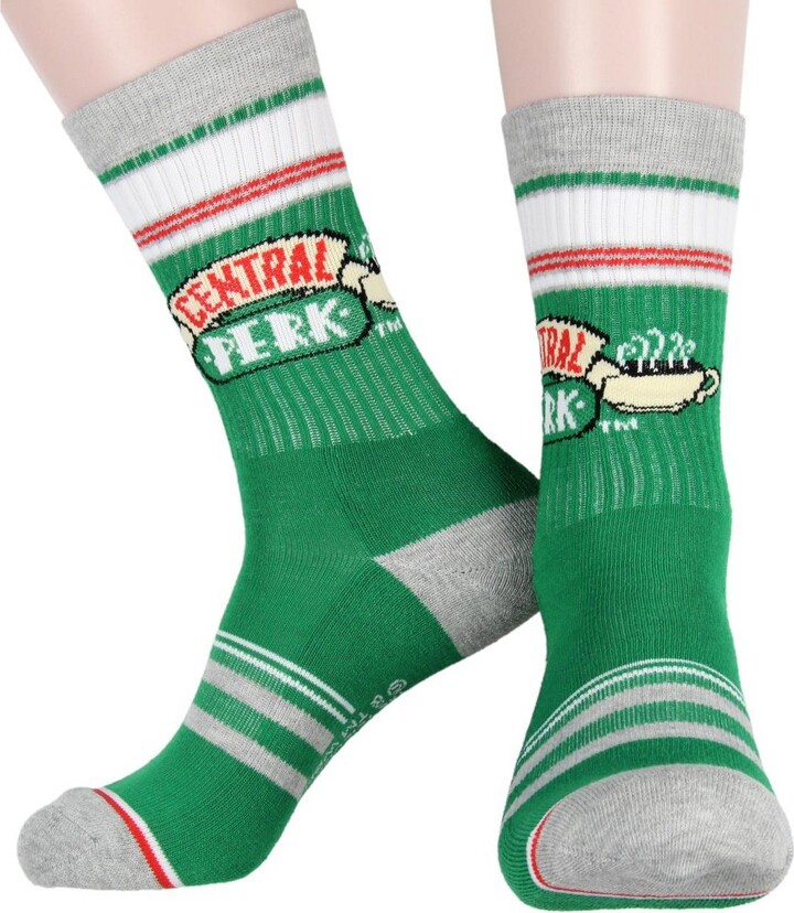 Seven Times Six Friends Socks Central Perk Friends Logo Athletic Adult ...