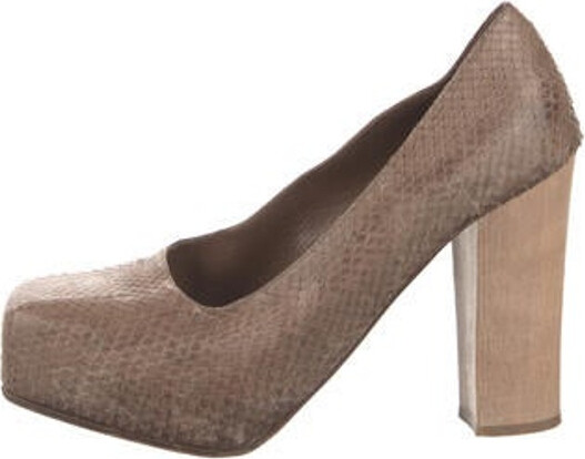 Marni Python Animal Print Pumps - ShopStyle