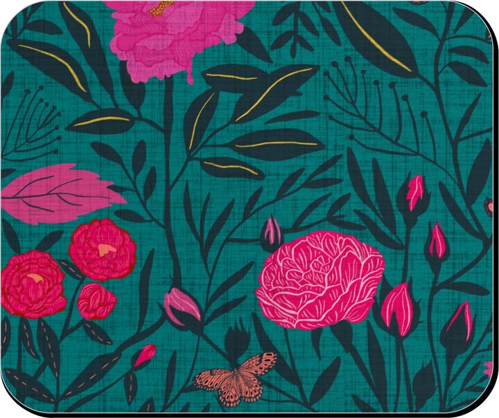 Shutterfly Mouse Pads: Modern Chintz, Green - ShopStyle Tech Accessories