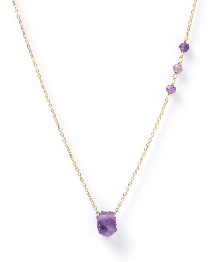 ARMS OF EVE - Phoenix Gold & Amethyst Necklace - ShopStyle
