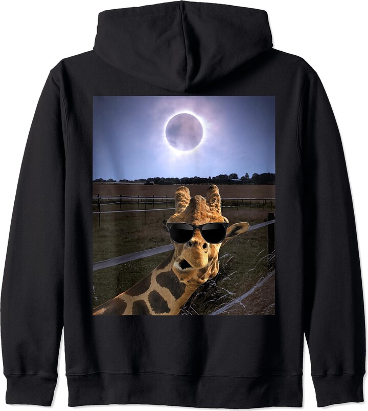 Cool 2024 Eclipse Selfie Giraffe Selfie Eclipse Cool Funny Giraffe Selfie With Solar 2024 ...