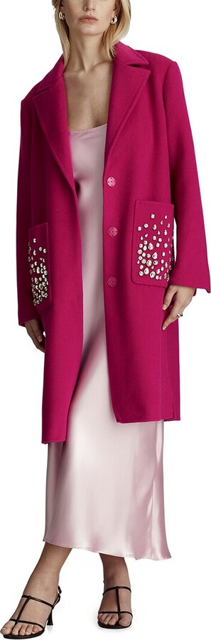 Dawn Levy Colette Wool-Blend Coat - ShopStyle