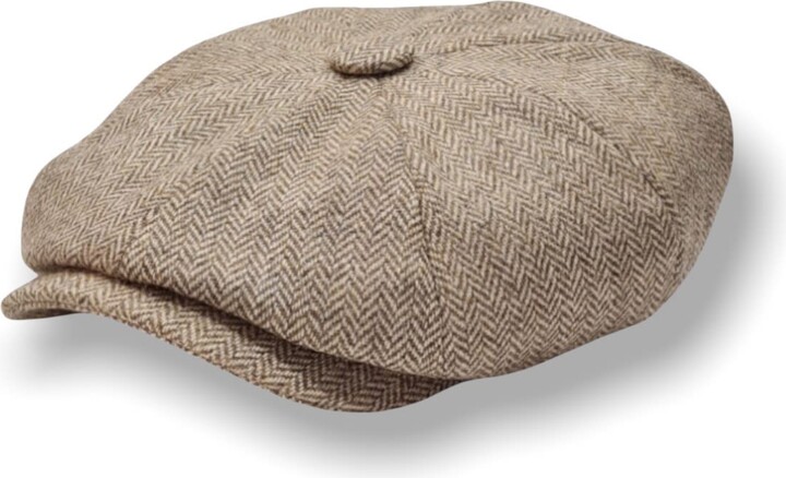 Mister Miller - Master Hatter Rileys Peregrine Baker-Boy Cap In Beige ...