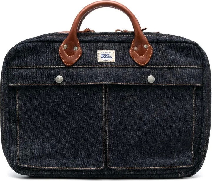 Ralph Lauren RRL Denim Laptop Briefcase - ShopStyle