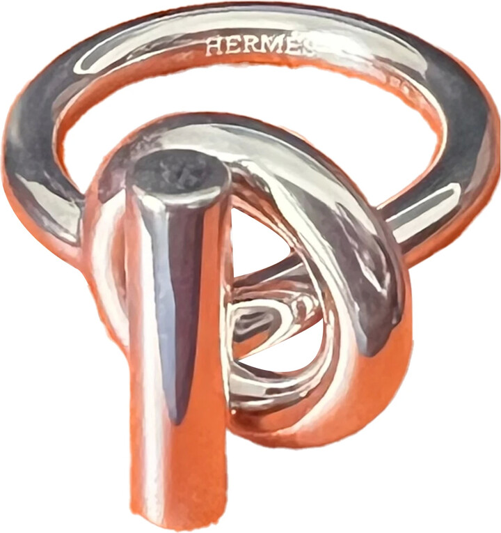 Hermes Silver ring - ShopStyle