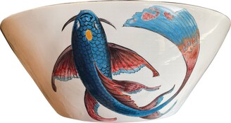 Etsy Bathroom Vessel Koi Fish Sink, Ceramic Countertop Basin Bowl ...