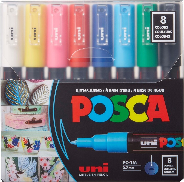 Posca 8 Piece Color Paint Extra Fine Marker Set, 1 ml - ShopStyle Sweaters