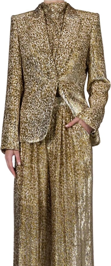NONchalant Label Women's Felix Blazer In Gold - ShopStyle