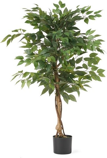 GDFStudio Wasco 4' x 2' Artificial Ficus Tree, Green - ShopStyle