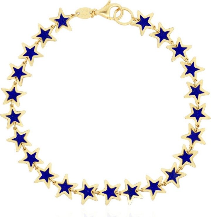 The Lovery Lapis Star Bracelet 14K Gold - ShopStyle Cuff links