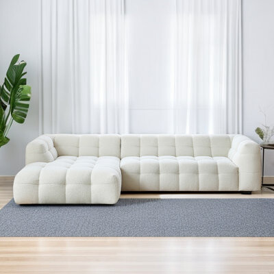 Delic Sente Cotton Candy Fabric Living Room Set Living Room Set ...