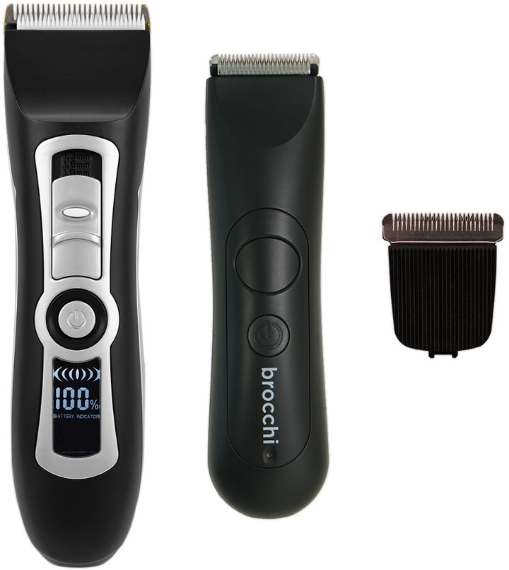 Sebastian Brocchi Brocchi Waterproof Body Hair Trimmer + Grooming And ...