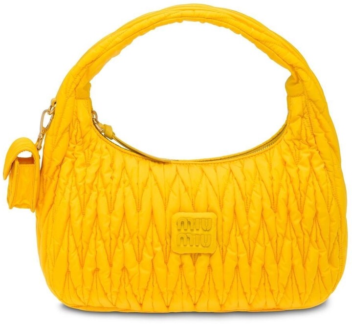 Miu Miu Wander matelassé shoulder bag - ShopStyle