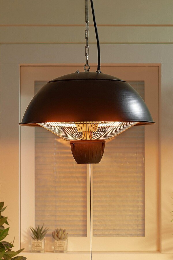 Living and Home Ceiling Hanging Electric Patio Heater with Pull Rope ...