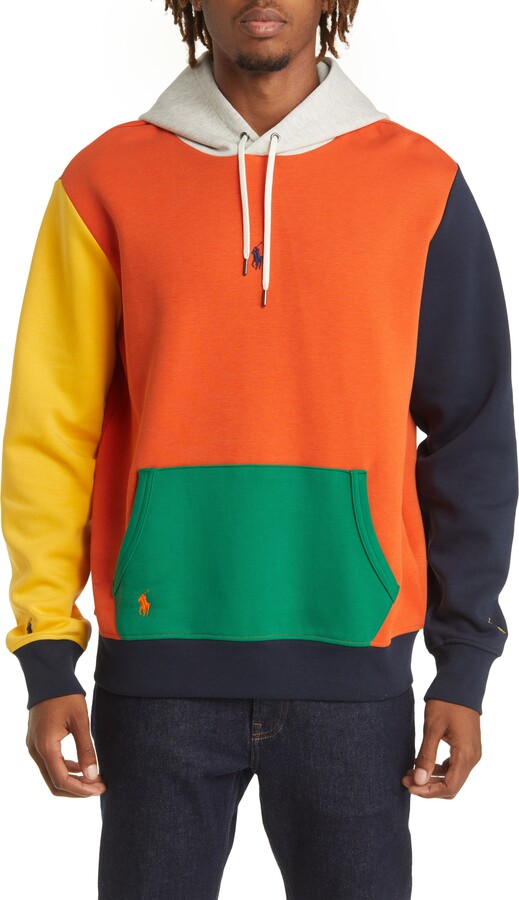 Polo Ralph Lauren Men's Colorblock Fleece Pullover Hoodie - ShopStyle
