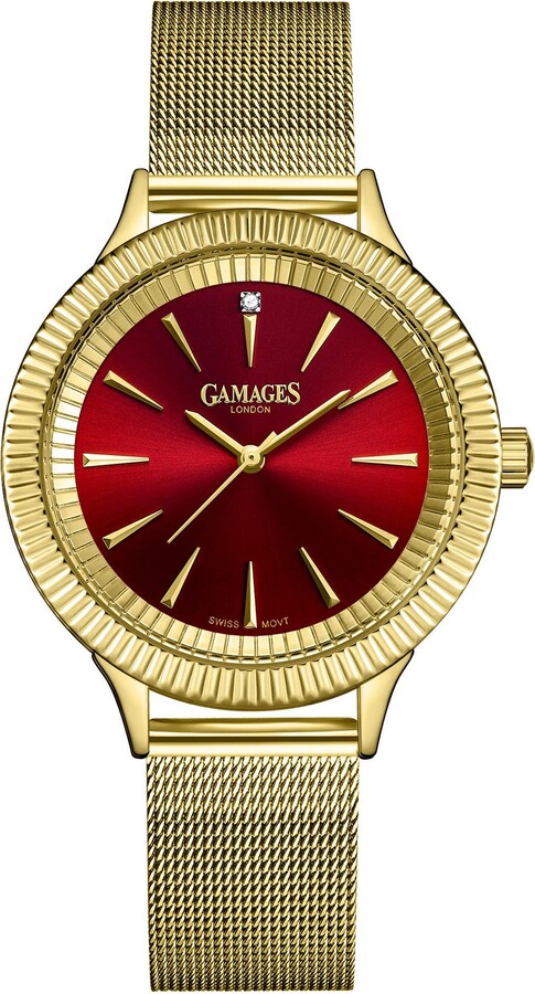 Gamages of London Fluted Diamond Watch - ShopStyle