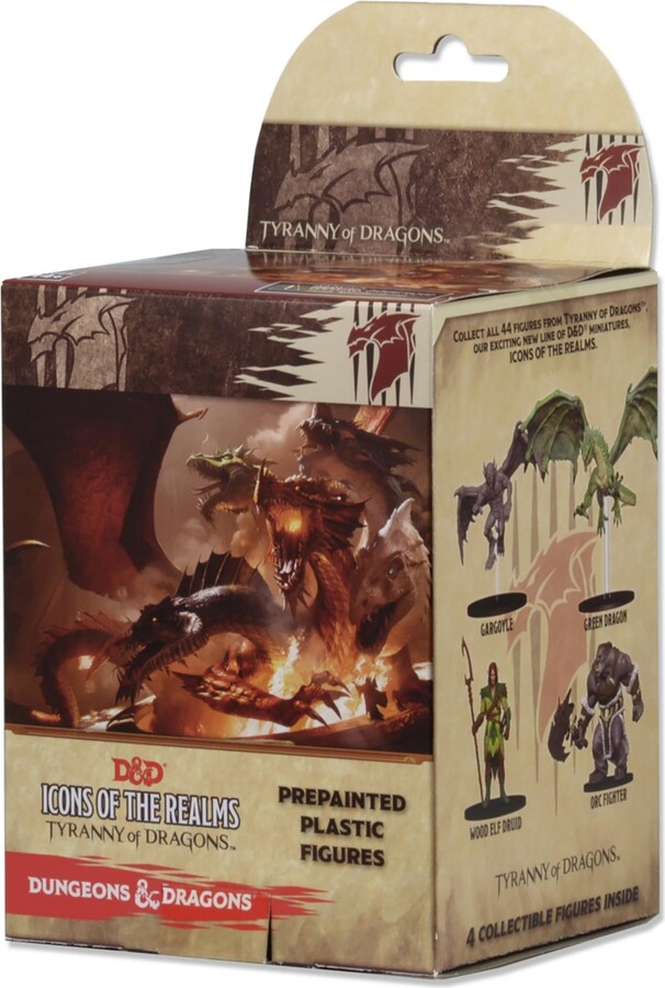 Dungeons & Dragons D D Icons of the Realms Tyranny of Dragons Booster 4 Miniature Figures ...
