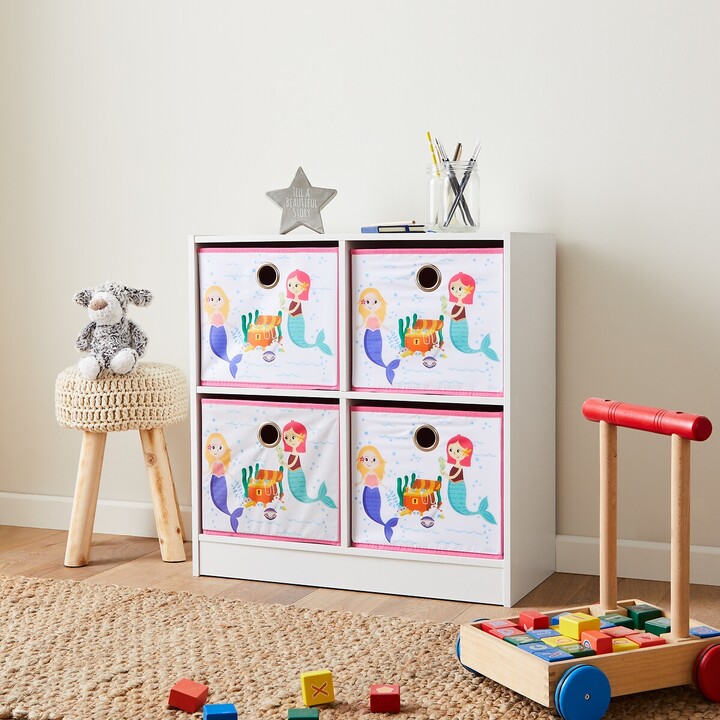 So'home Mermaid 4 Cube Storage Unit With Drawers - ShopStyle Kids & Baby