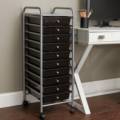 Rebrilliant Tamara 10 Drawer Rolling Storage Chest - ShopStyle