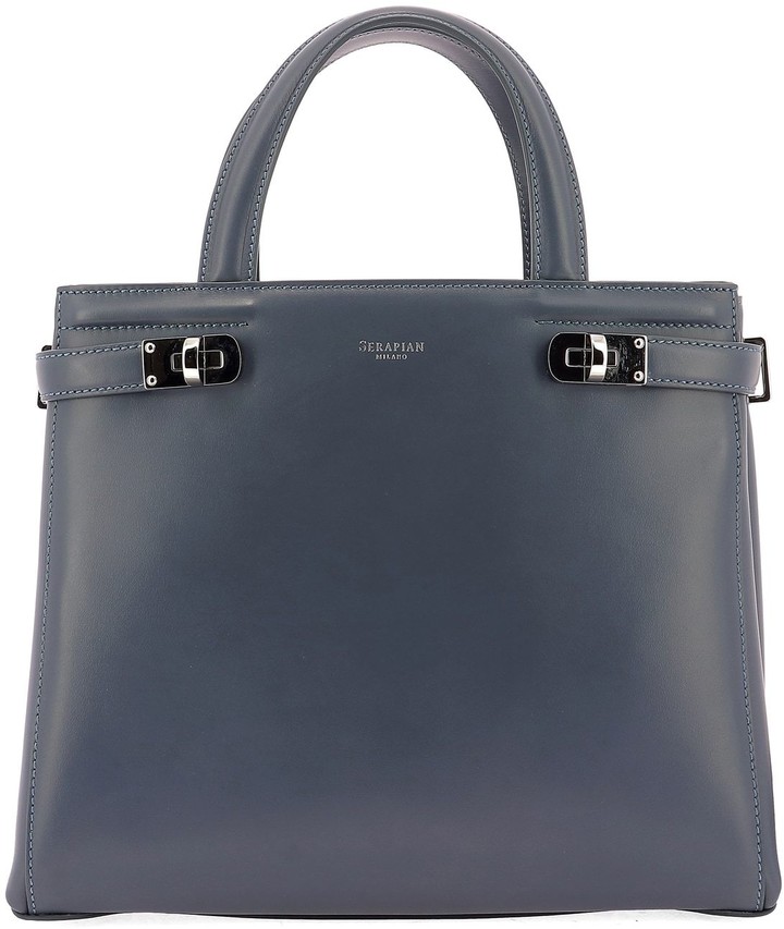 SERAPIAN Meline Logo Tote Bag - ShopStyle