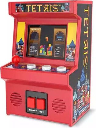 Basic Fun! Tetris Mini Arcade Classics Series With TFT Screen ...