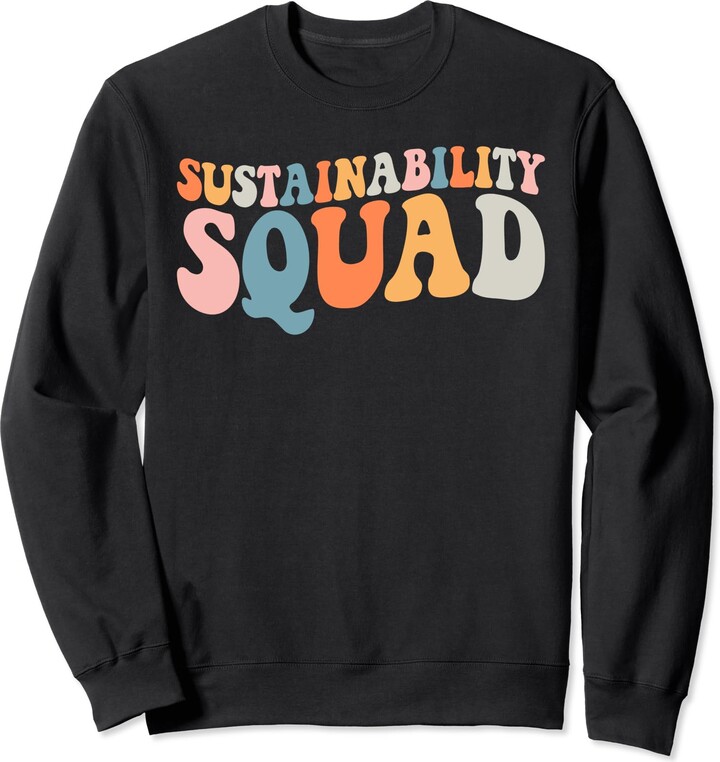 Groovy Sustainability Squad Tee Groovy Sustainability Squad Last Day of School Appreciation ...