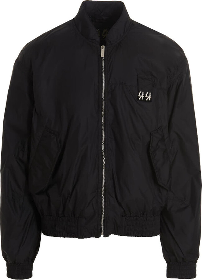 44 Label Group Logo Bomber Jacket - ShopStyle