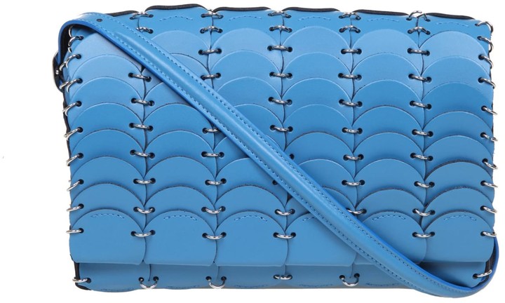 Paco Rabanne Pacoio Bag In Blue Leather - ShopStyle