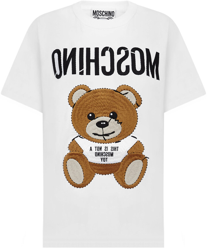 Moschino Inside Out Teddy Bear T-shirt - ShopStyle