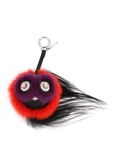 Fendi Monster Fur Charm w/Beak, Orange Multi - ShopStyle Key Chains
