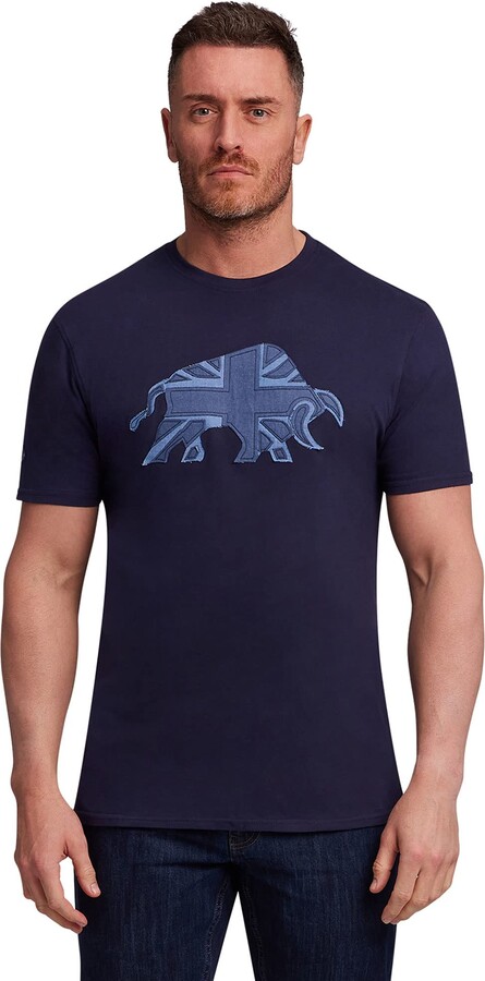Raging Bull Denim Bull T Shirt. Rugby Theme Inspired Shirt. Stand Out ...