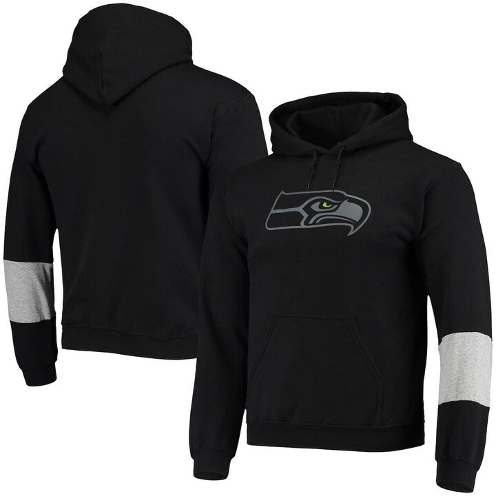 Men's Refried Apparel Black Seattle Seahawks Sustainable Pullover ...