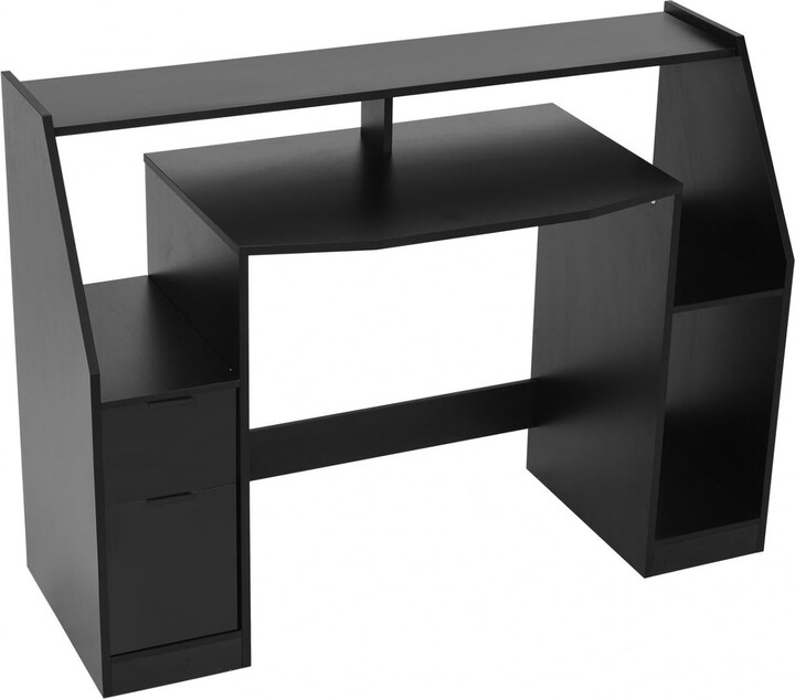 Brenberke Modern PC Laptop Desk Study Table Gaming Desk With Led ...