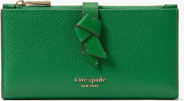 Kate Spade Knott Zip Slim Wallet - ShopStyle