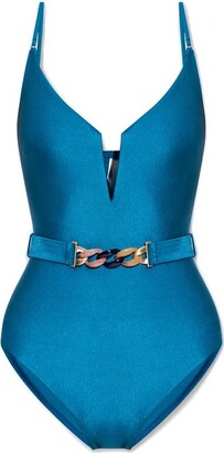 Zimmermann Chain Detailed One-Piece Swimsuit - ShopStyle