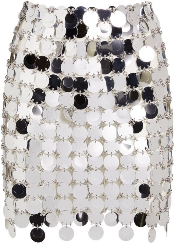 Paco Rabanne Disc Mini Skirt - ShopStyle