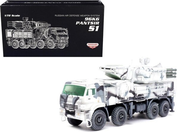 Pantsir S1 96K6 Self-Propelled Air Defense Weapon System Winter ...